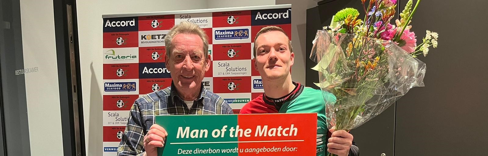 Man Of The Match Zuidvogels - ZOB - HSV De Zuidvogels