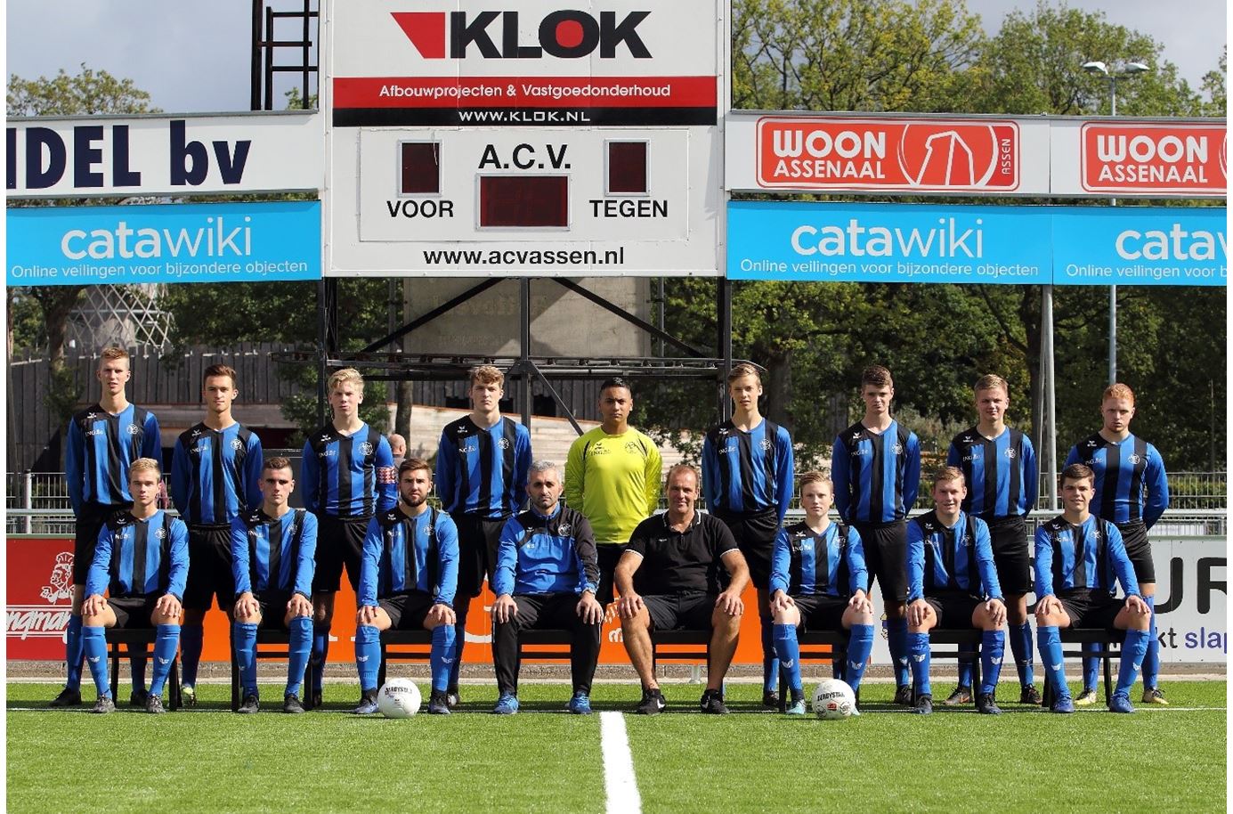 Drie spelers van onder 19 naar eerste selectie ACV - ACV Assen