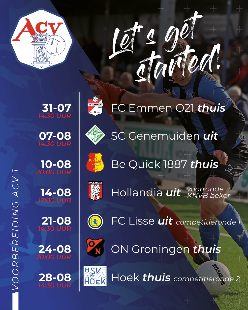 Voorbereiding ACV 1 - ACV Assen