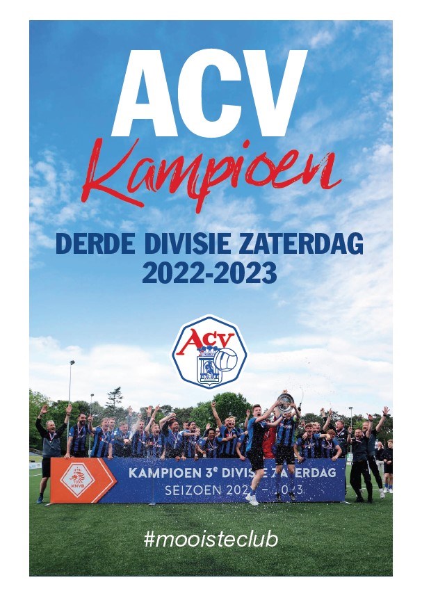 ACV Kampioenskrant staat online - ACV Assen