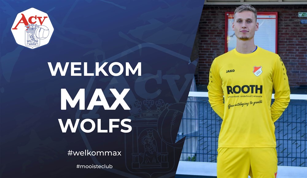 Keeper Max Wolfs van ONS naar ACV - ACV Assen