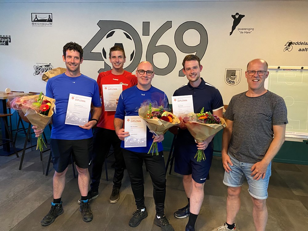 Jeugdtrainers geslaagd voor juniorentrainerscursus! - Voetbalvereniging ...