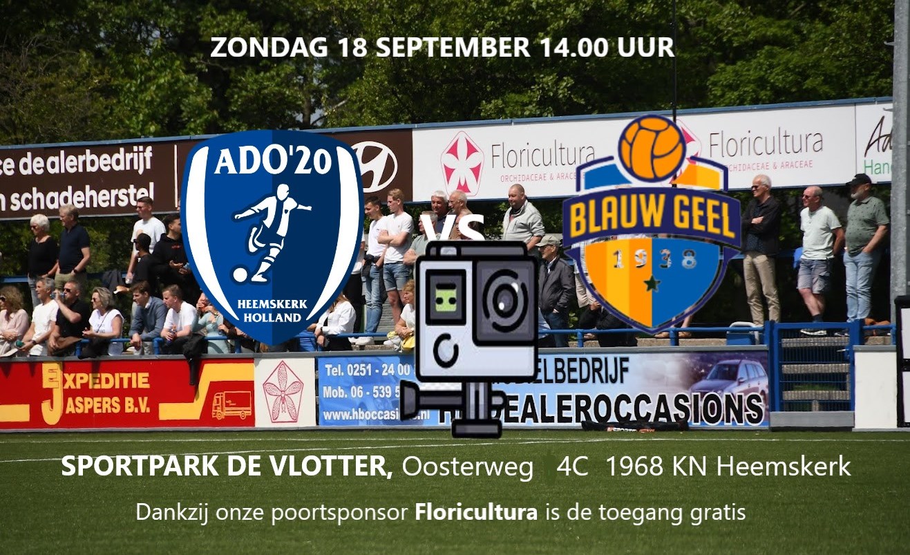 ADO'20-Blauw Geel'38, de herbeleving op video - ADO'20