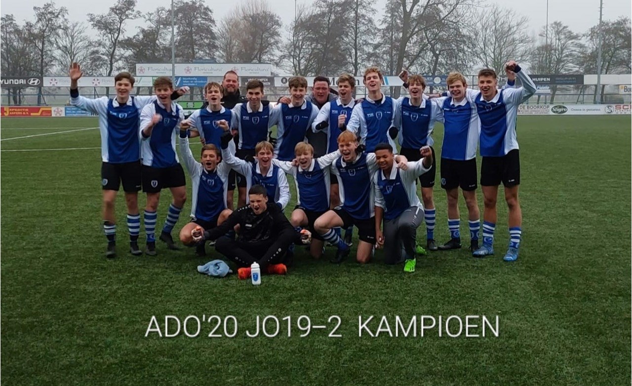 ADO'20 JO19-2 kampioen! - ADO'20
