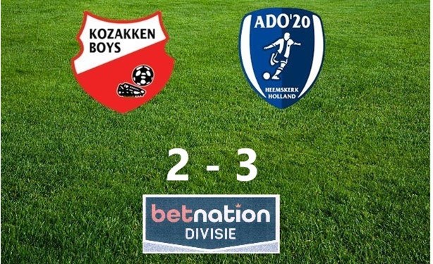 ADO'20 sleept overwinning uit het vuur. - ADO'20