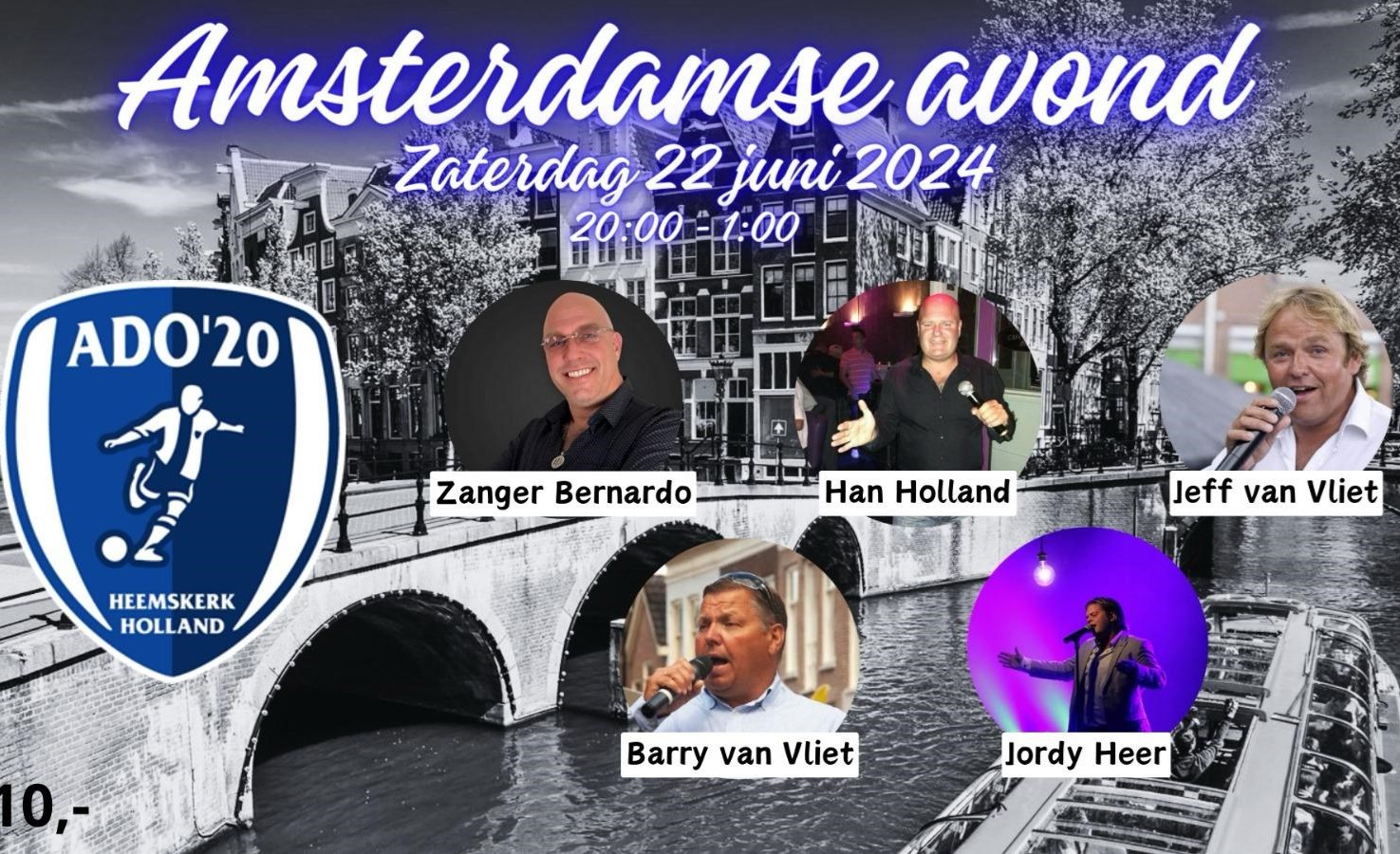 Amsterdamse Avond bij ADO'20 - ADO'20