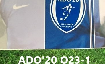 ADO'20 O23-1 wint van de kampioen - ADO'20