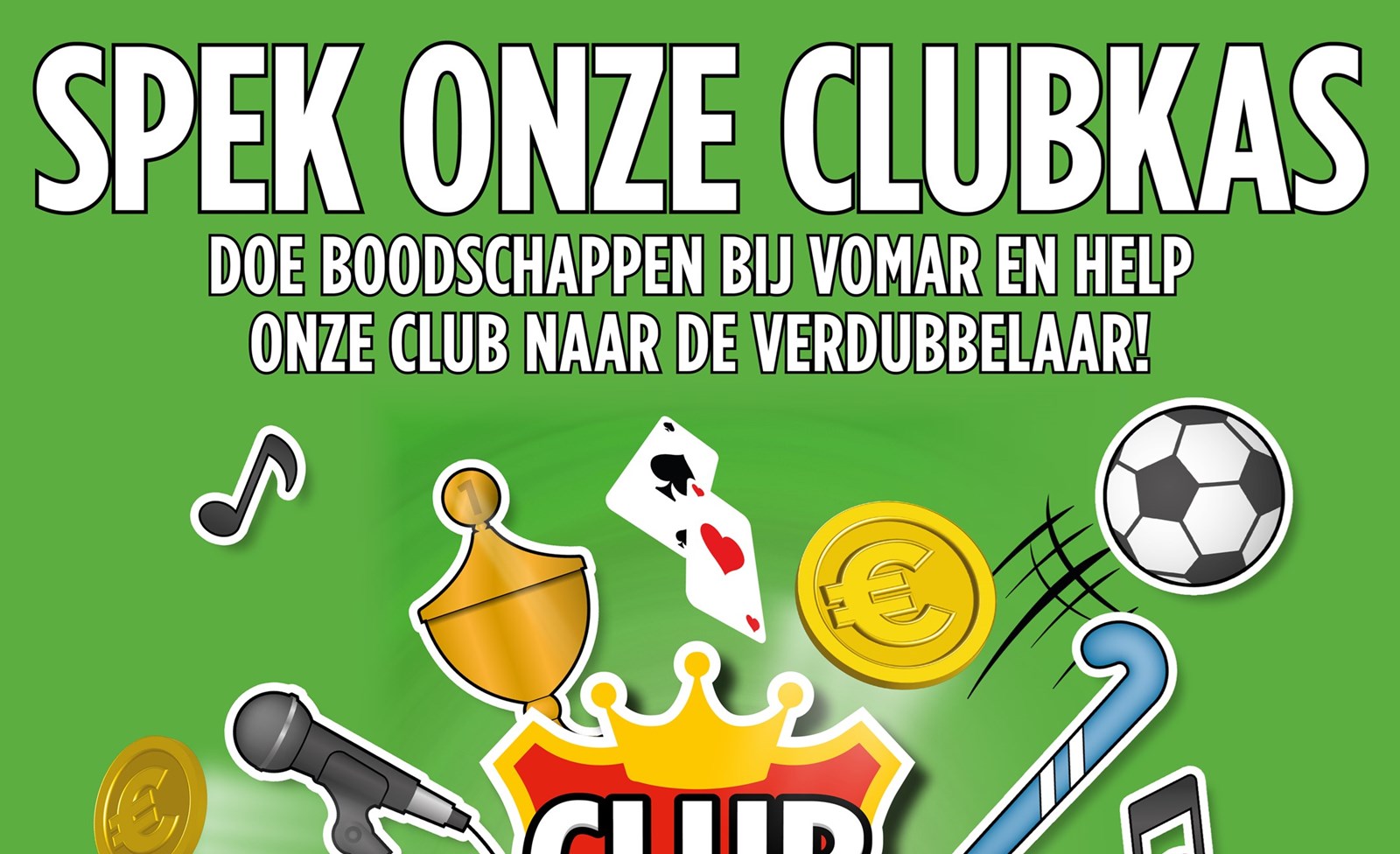 De VOMAR-verdubbelaar, spek jij onze clubkas! - ADO'20