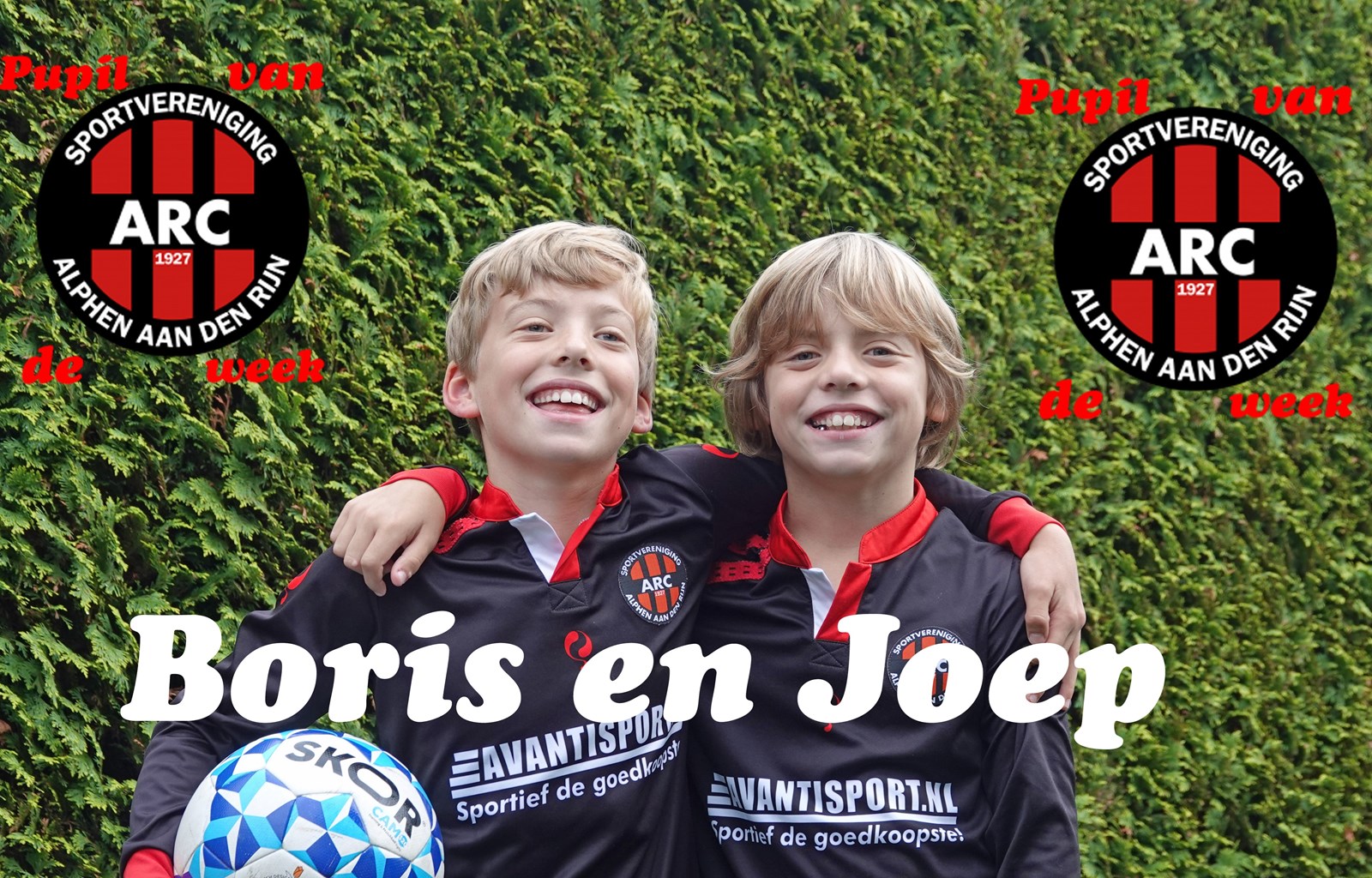 Pupillen van de week: Joep en Boris van Beest - svARC