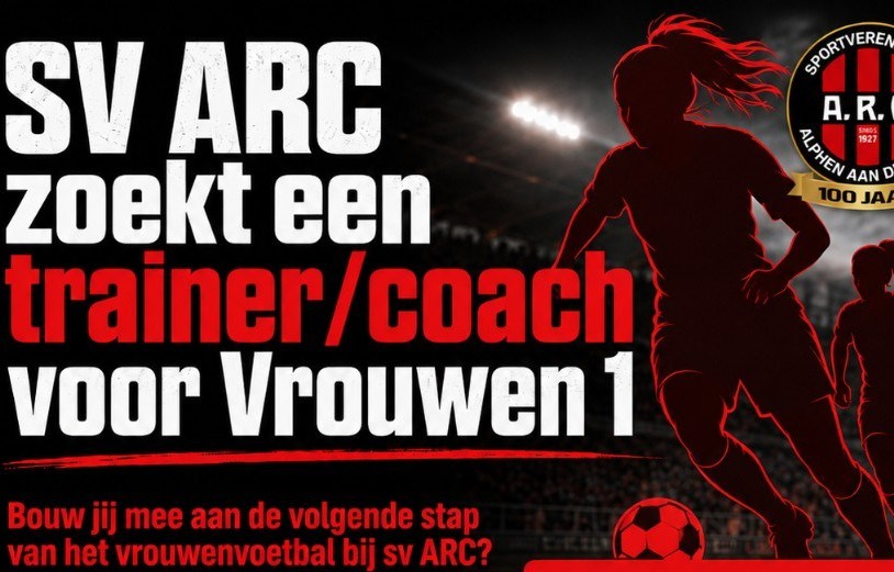 SV ARC zoekt een trainer/coach voor Vrouwen 1 - svARC