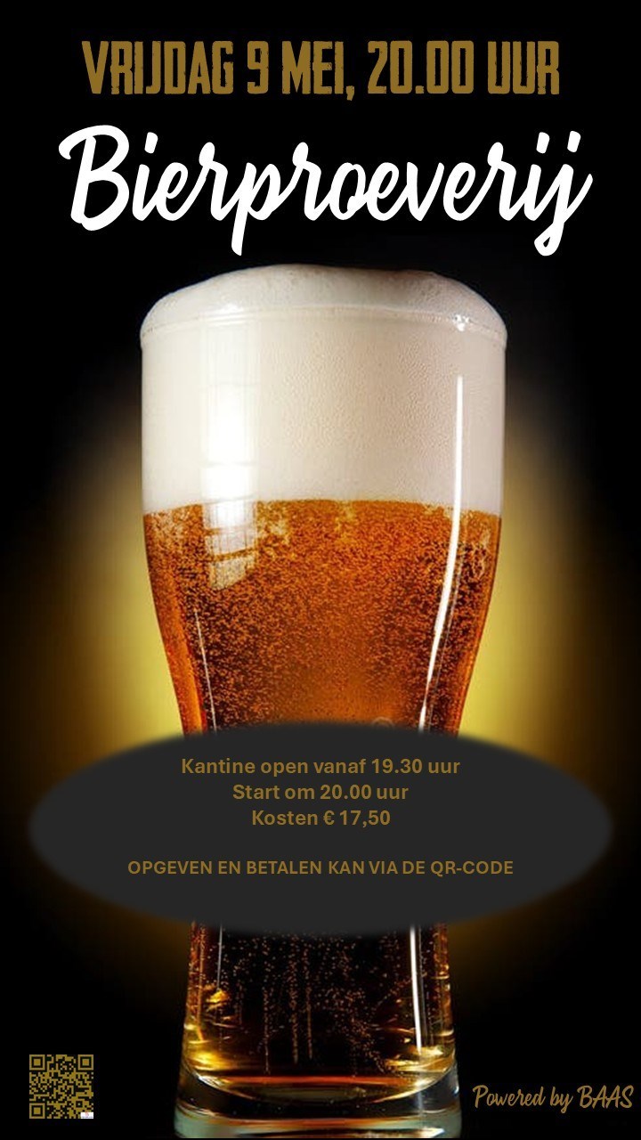 Baas Bierproeverij, vrijdag 9 mei - CKV Albatros
