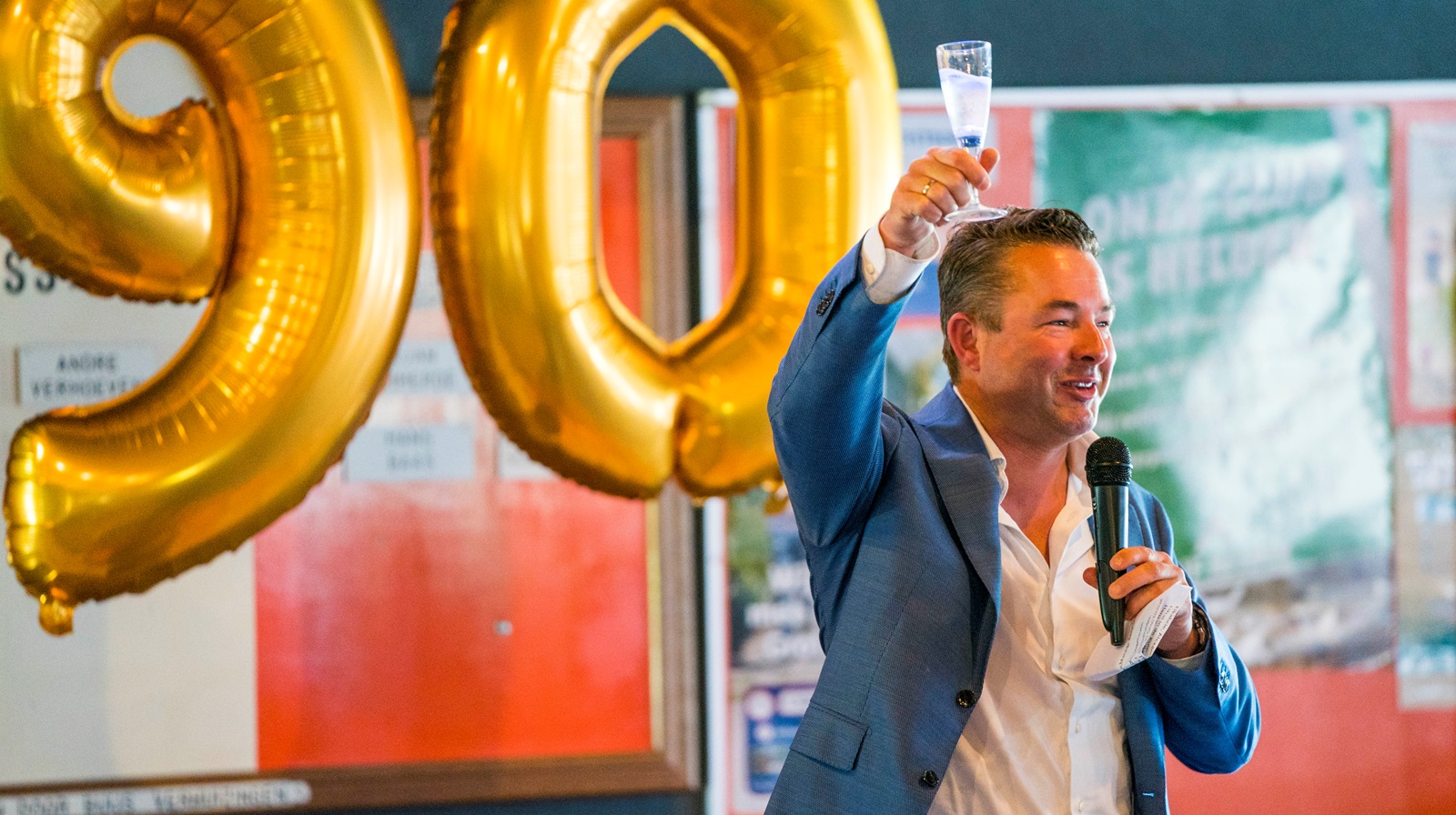 Opening fototentoonstelling en huldiging Harm Geerlings op verjaardag ...