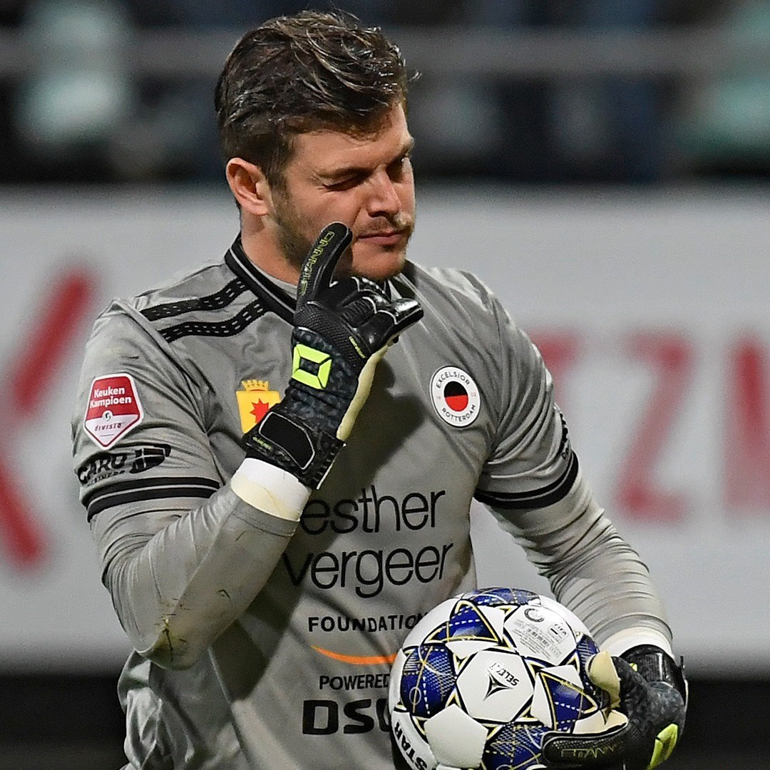 Excelsior doelman Stijn van Gassel vanavond bij Alphia - v.v. Alphia