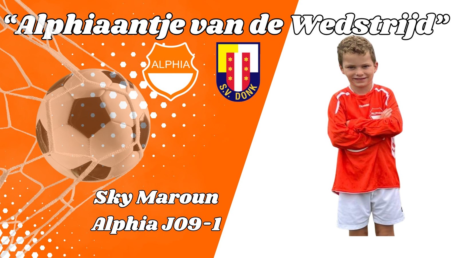 Alphiaantje van de Wedstrijd Sky Maroun - v.v. Alphia