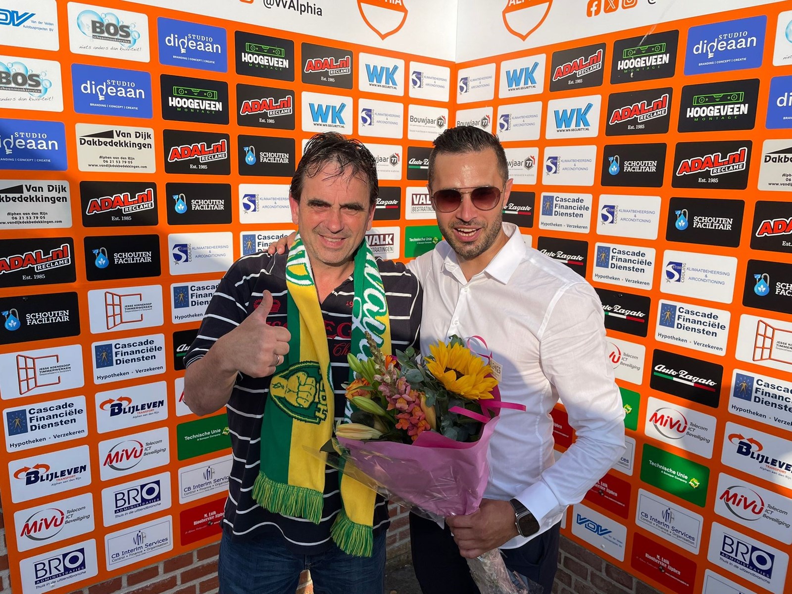 Twee toppers worden uitgezwaaid - v.v. Alphia