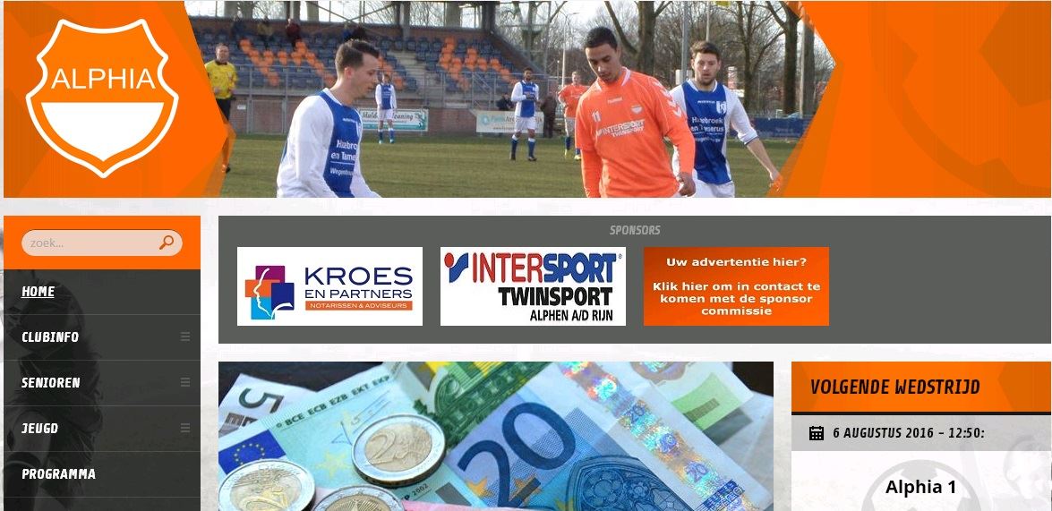 Welkom op de nieuwe website!!! - v.v. Alphia