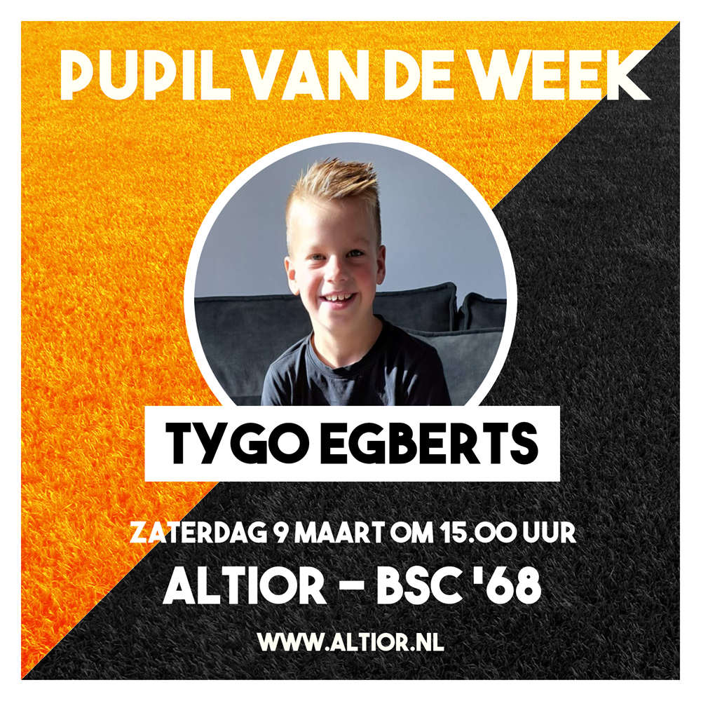 Tygo Egberts pupil van de week - Altior