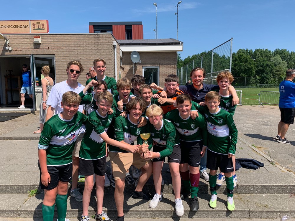 JO14-2 kampioen Jan Wittensleger toernooi vv Monnickendam - BSM
