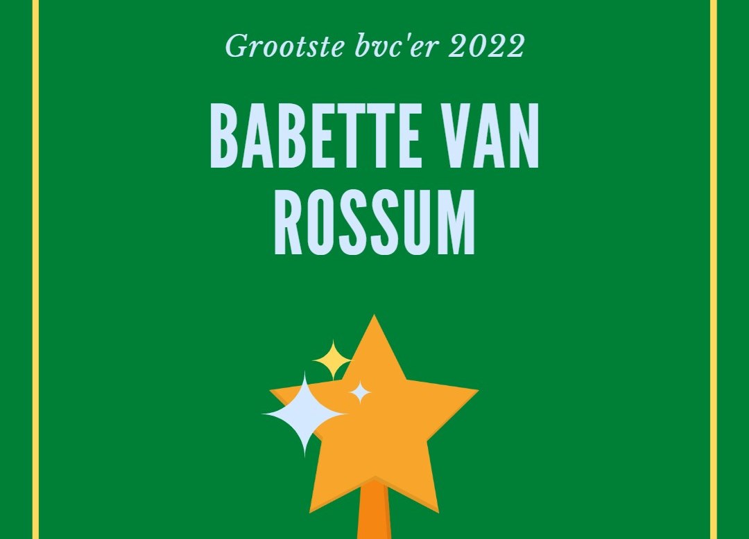 Grootste BVC'er 2022 - B.V.C.'12