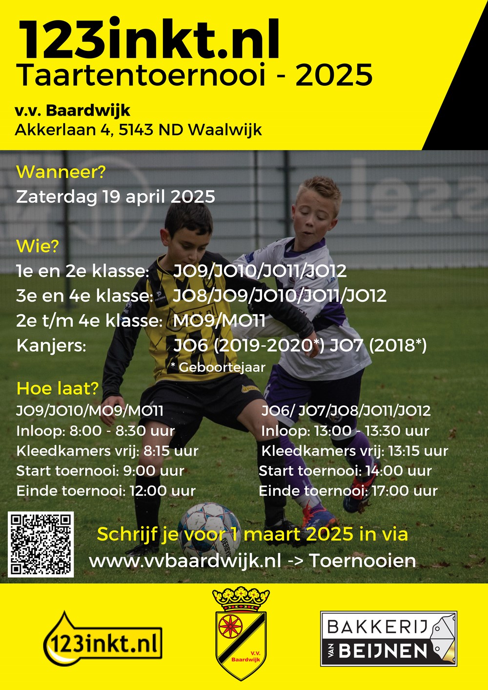 123Inkt Taartentoernooi 2025 - vv Baardwijk