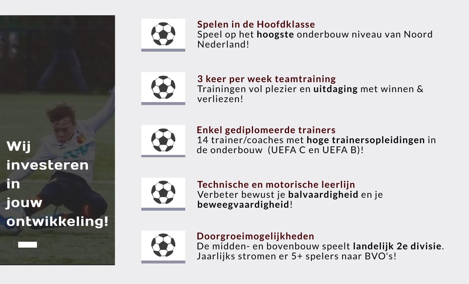 Be Quick 1887 investeert flink in de onderbouw! - Be Quick 1887