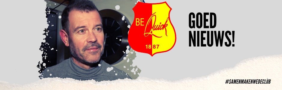 Rob de Jong nieuwe trainer voor zaterdag 1 - Be Quick 1887