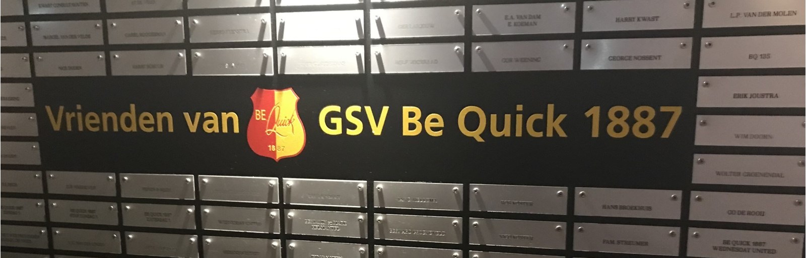 Werkgroep “Vrienden van Be Quick 1887” - Be Quick 1887