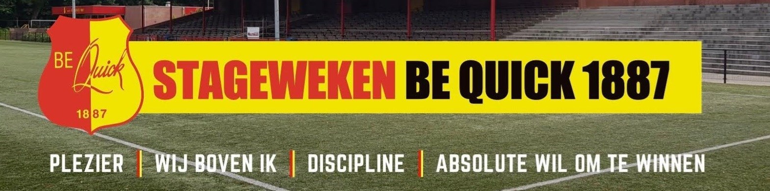 Stageweken 2025 - Be Quick 1887