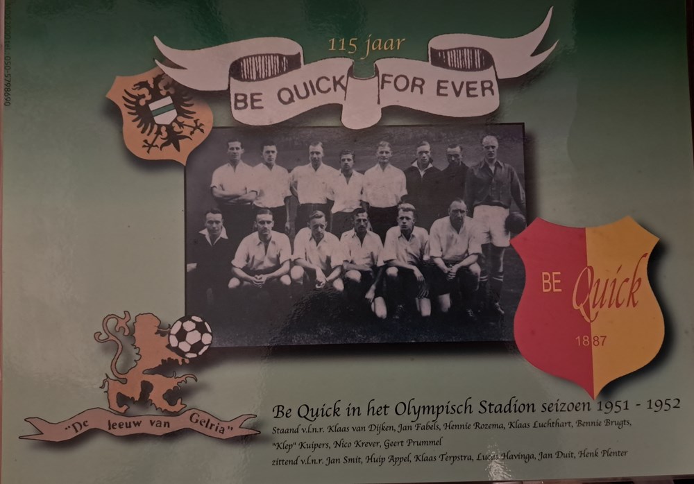 Be Quick in het Olympisch Stadion - Be Quick 1887