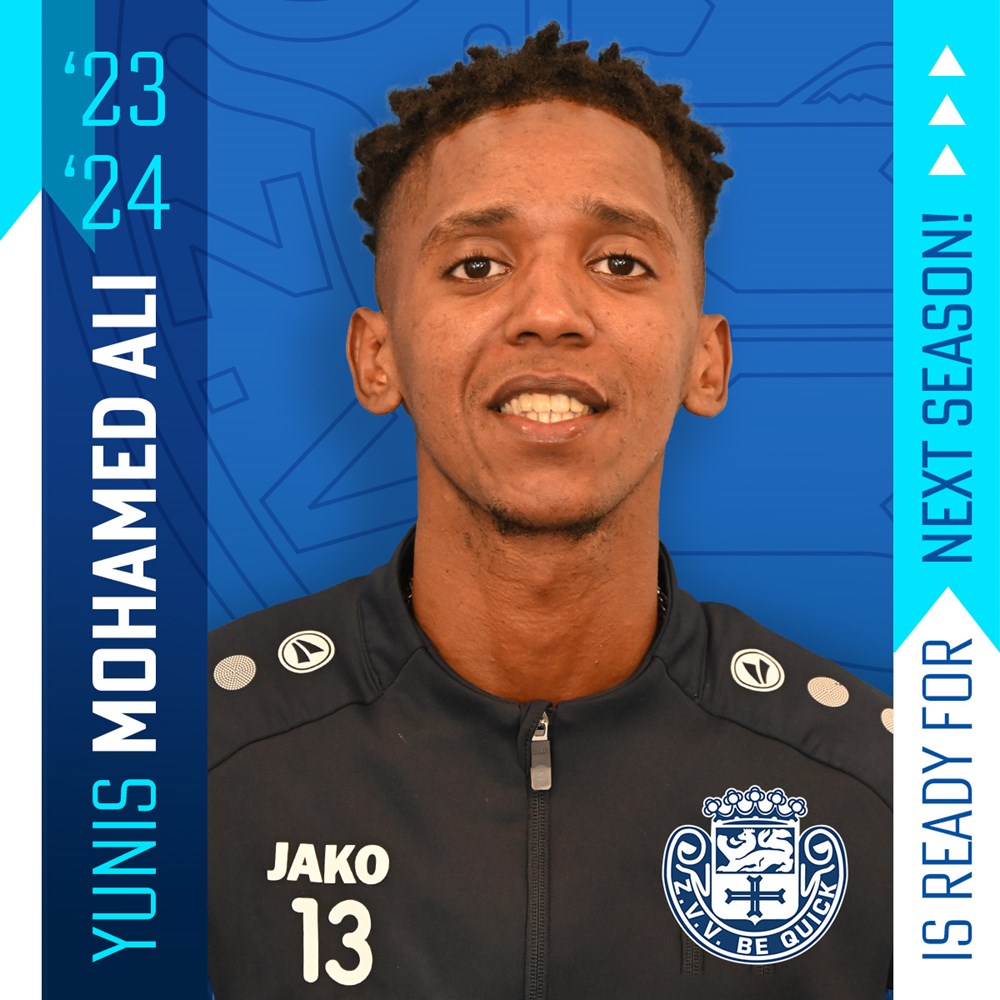 Yunis Mohamed Ali: ready for next season! - Zutphania Be Quick combinatie (z.v.v ZBC)