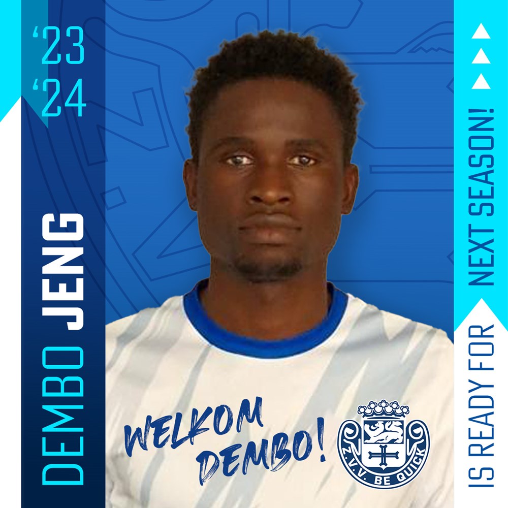 Dembo Jeng: ready for next season! - Zutphania Be Quick combinatie (z.v ...