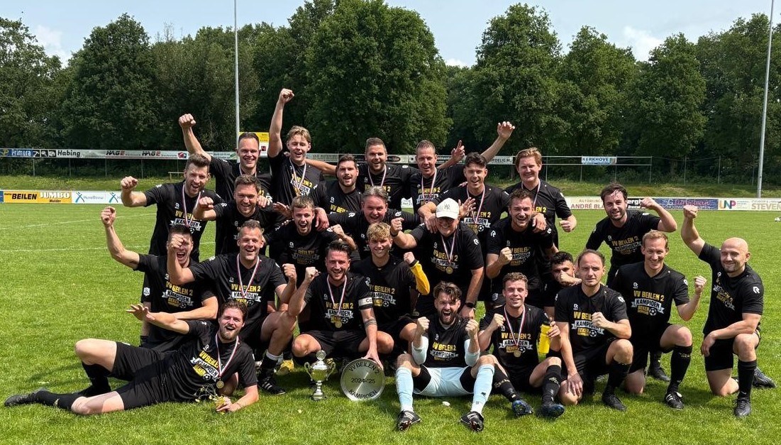 Beilen 2 haalt kampioenschap binnen - vv Beilen