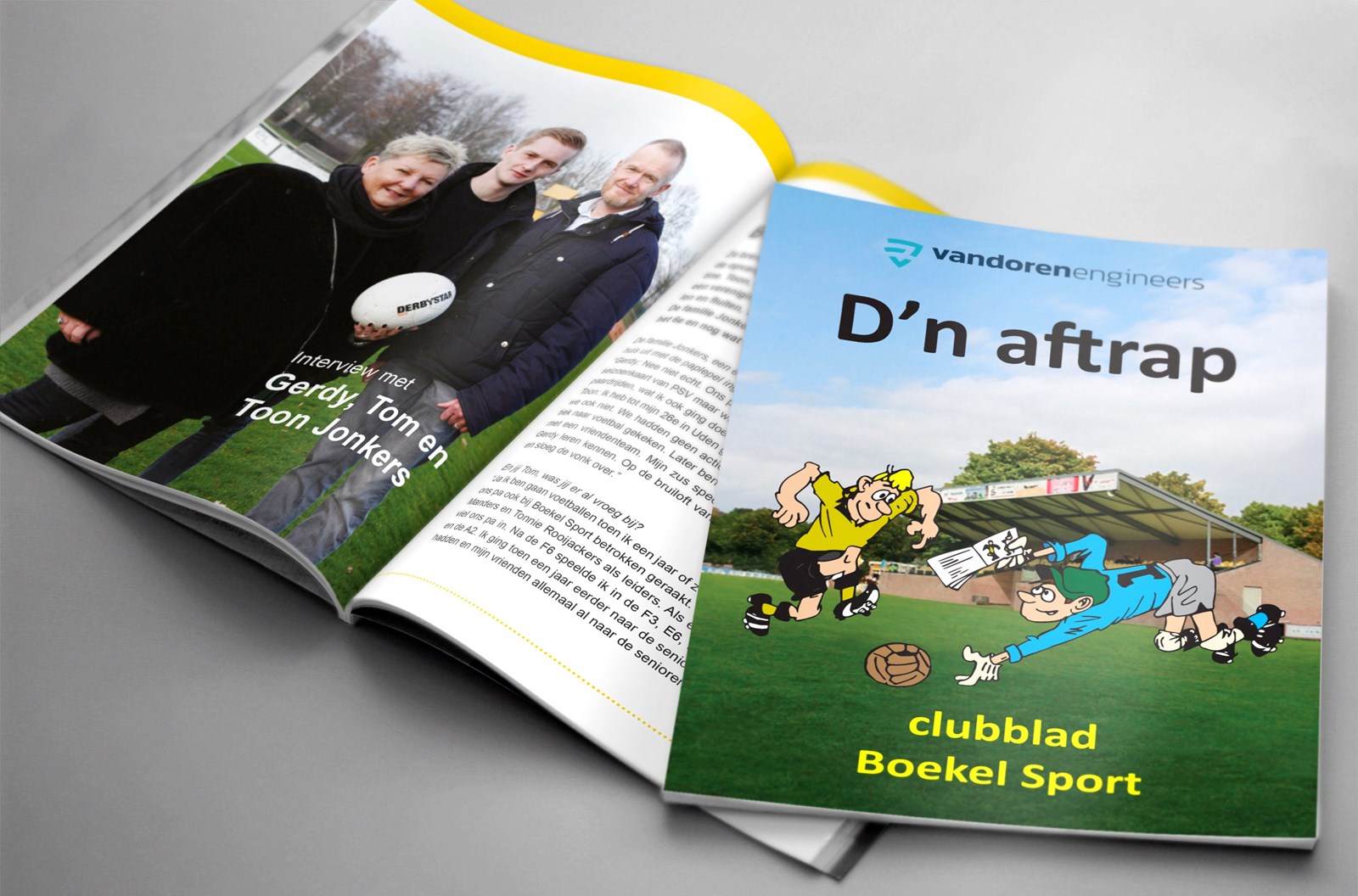 Nieuwe D'n Aftrap met familie Jonkers, Juul Hurkmans en Jasper de Wit ...