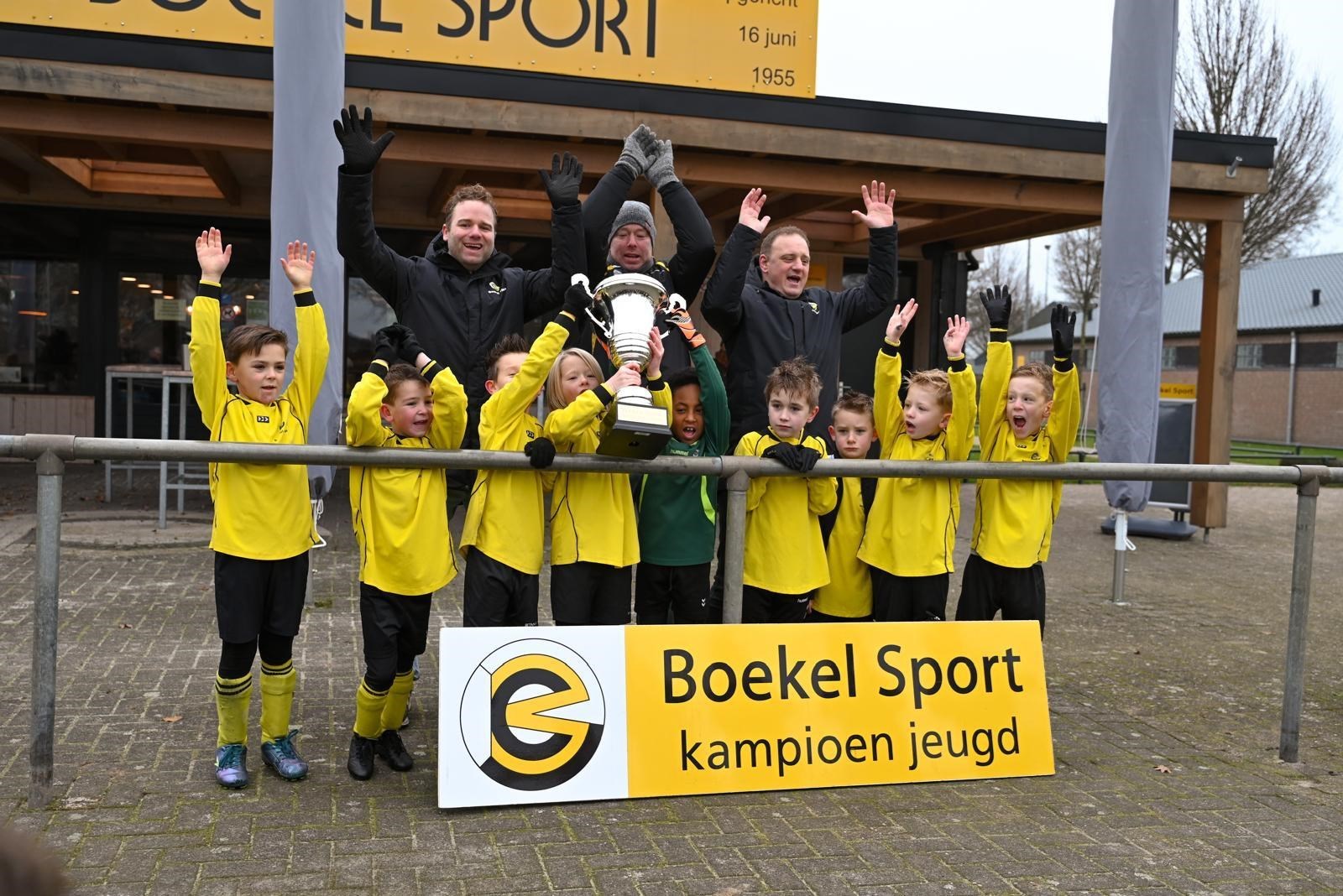 Boekel Sport JO14-1, JO13-1 en JO11-1 kampioen 2e fase, JO10-4, JO9-2 ...