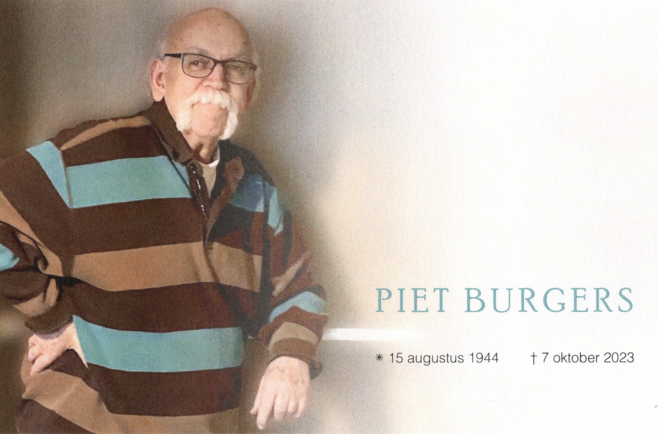 In memoriam Piet Burgers - RKVV Brabantia