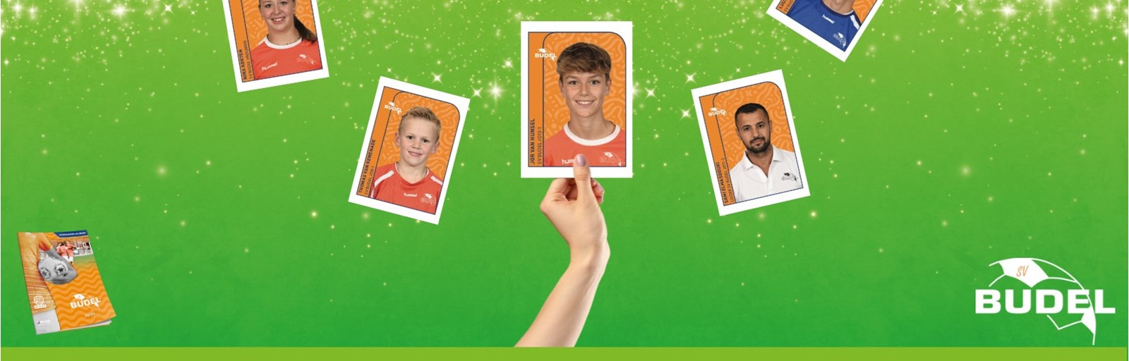 Spaar sv Budel voetbalplaatjes bij PLUS Dennis van Moorsel - Budel