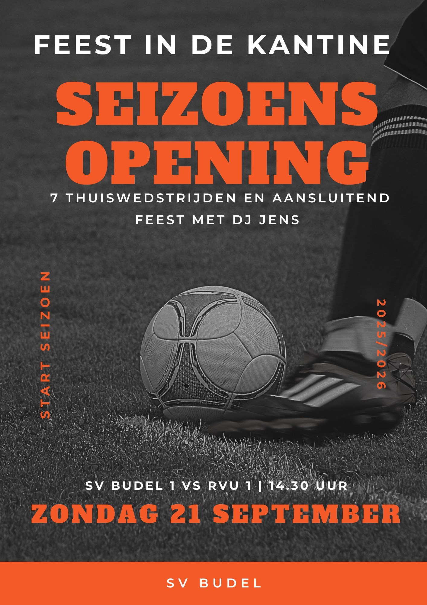 21 SEPTEMBER Seizoensopening - Budel