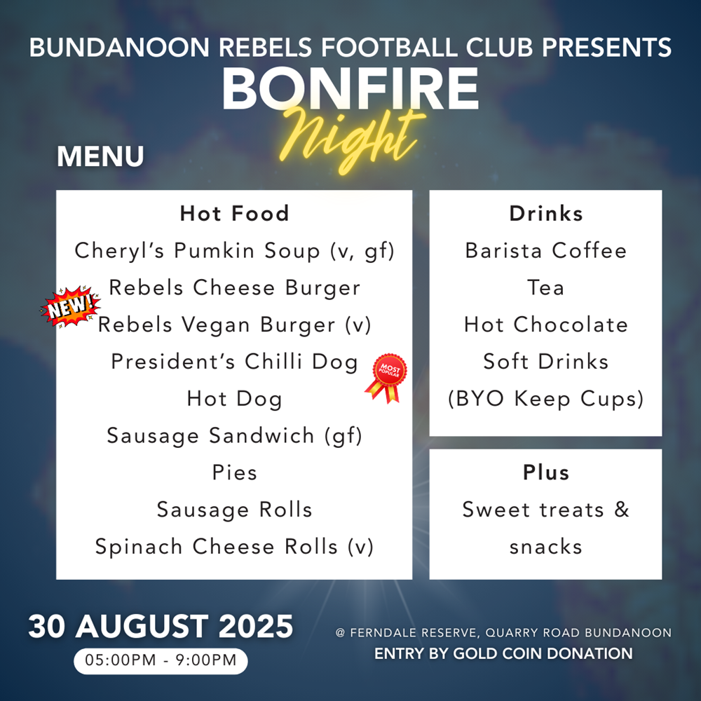 Calendar - Bundanoon Rebels Football Club