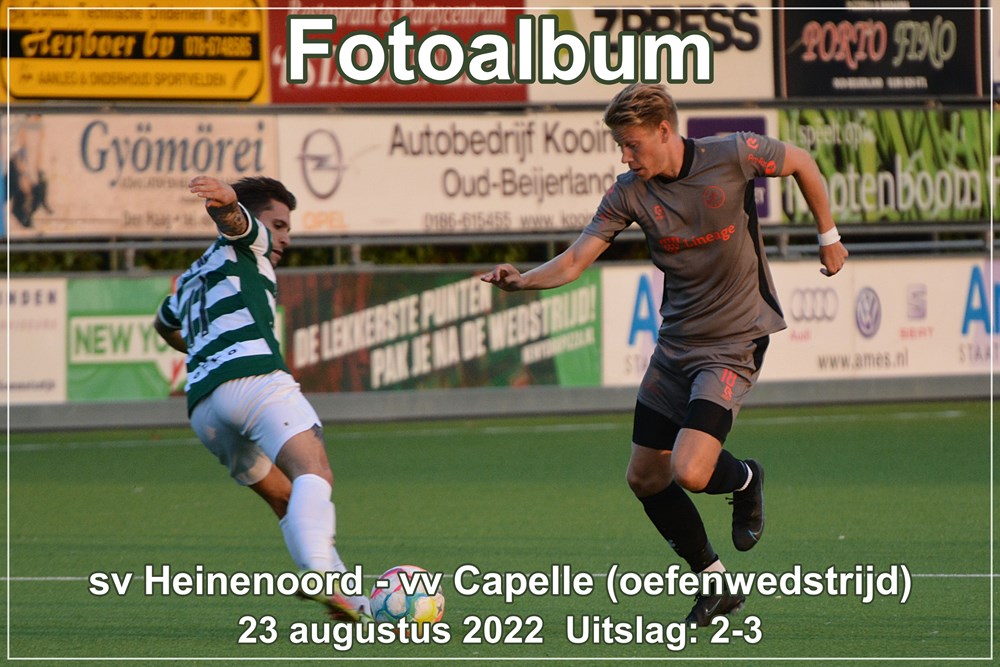 Fotoalbum sv Heinenoord - vv Capelle - www.vvcapelle.nl