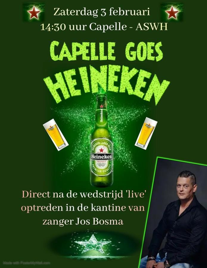 Capelle goes Heineken - www.vvcapelle.nl