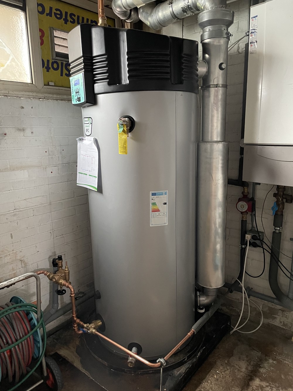 We hebben weer warm water dankzij de Cv100 en Reve Loodgieters! - rksv DCG