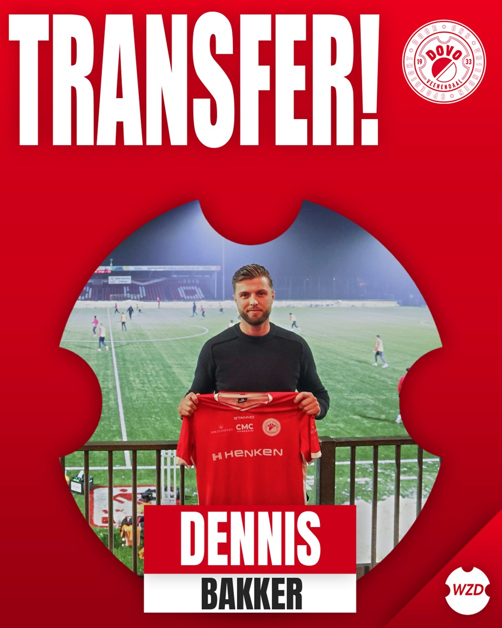 Dennis Bakker kiest voor DOVO - Voetbalvereniging DOVO Veenendaal