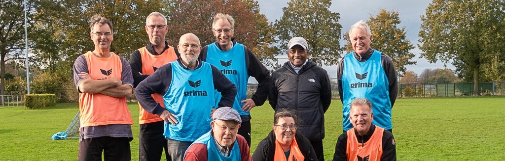 Gezellige eerste training Walking Football - sv DSV Sint Anthonis