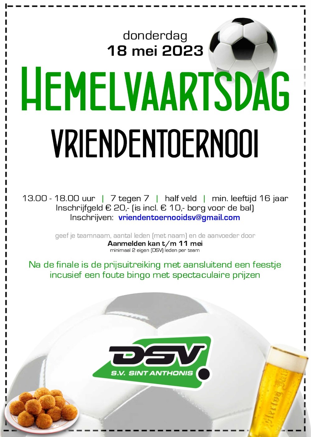 DSV Vriendentoernooi - sv DSV Sint Anthonis