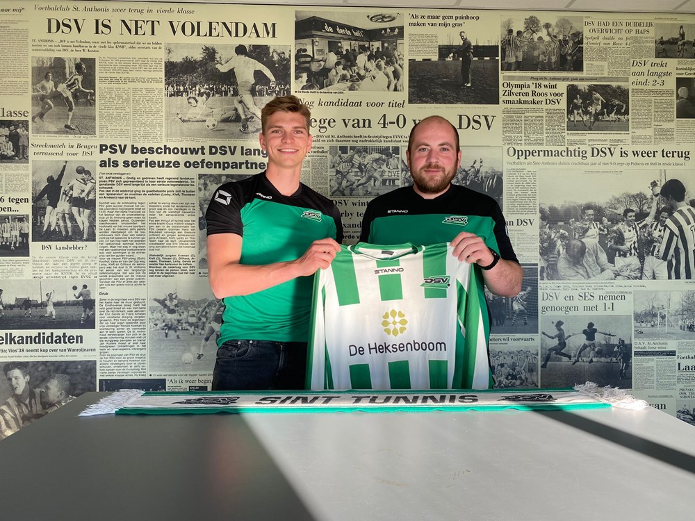 Welkom terug Stijn van den Broek! - sv DSV Sint Anthonis