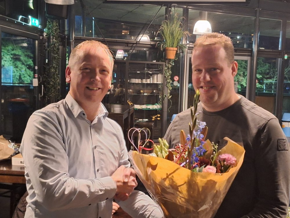 Arie Brugman en John Kind benoemd tot Lid van Verdienste DUNO - HSV DUNO