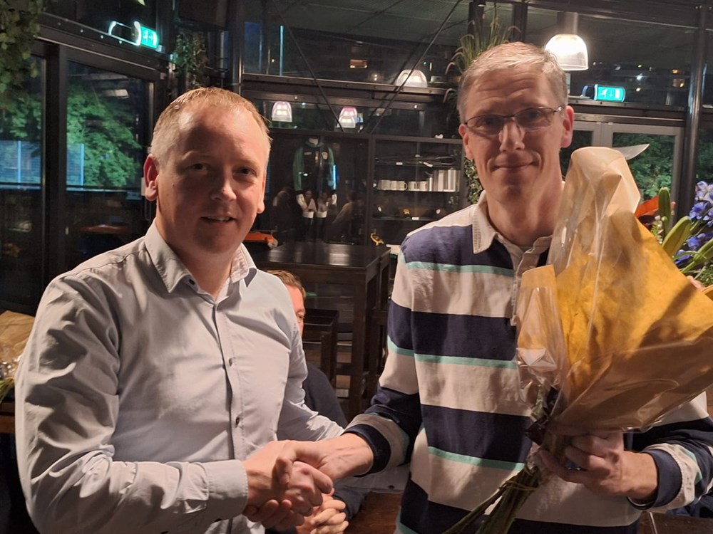 Arie Brugman en John Kind benoemd tot Lid van Verdienste DUNO - HSV DUNO