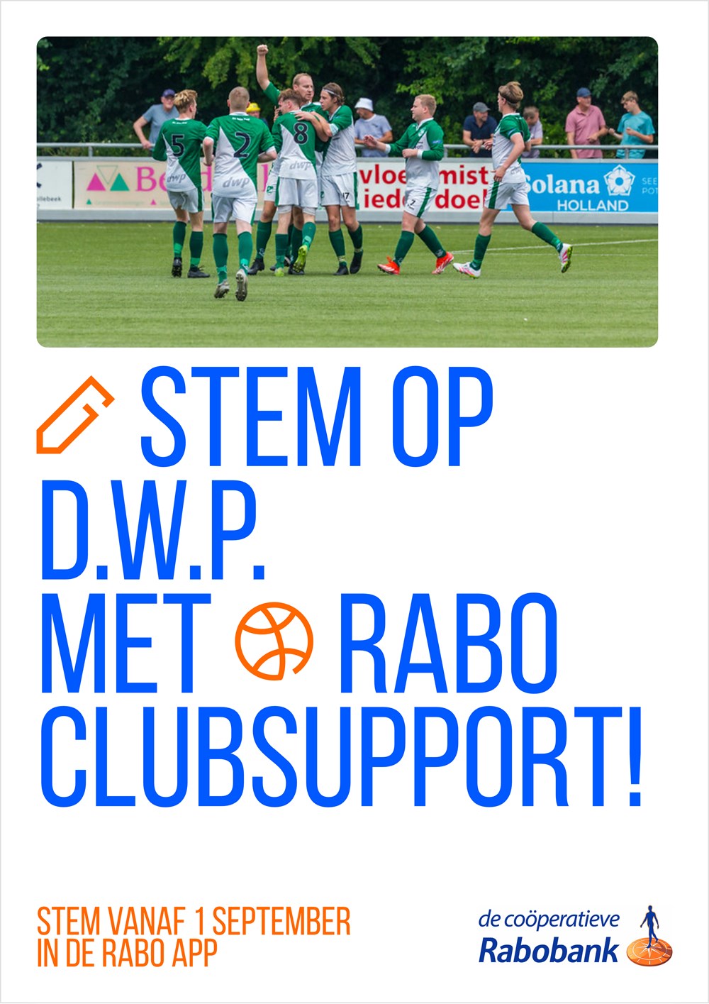 Stem op DWP met de RABO CLUBSUPPORT - vv DWP