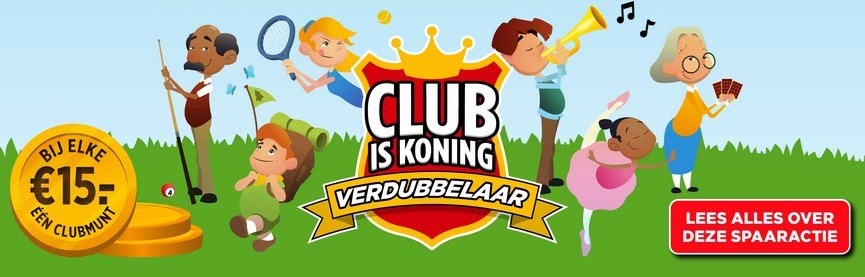 Vomar Club is Koning verdubbelaar actie - v.v. De Blokkers