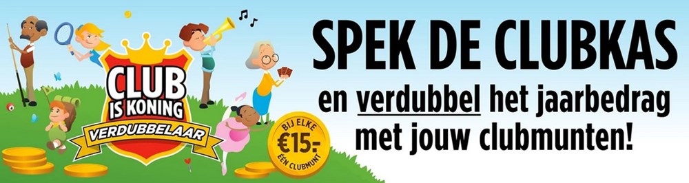 Vomar Club is Koning verdubbelaar actie - v.v. De Blokkers